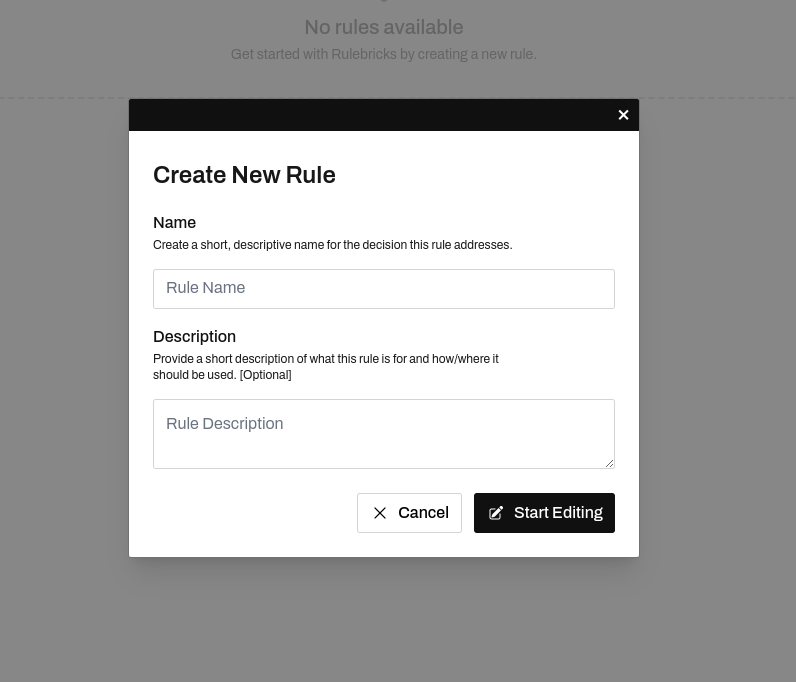 Build your first rule – User Guide – Rulebricks